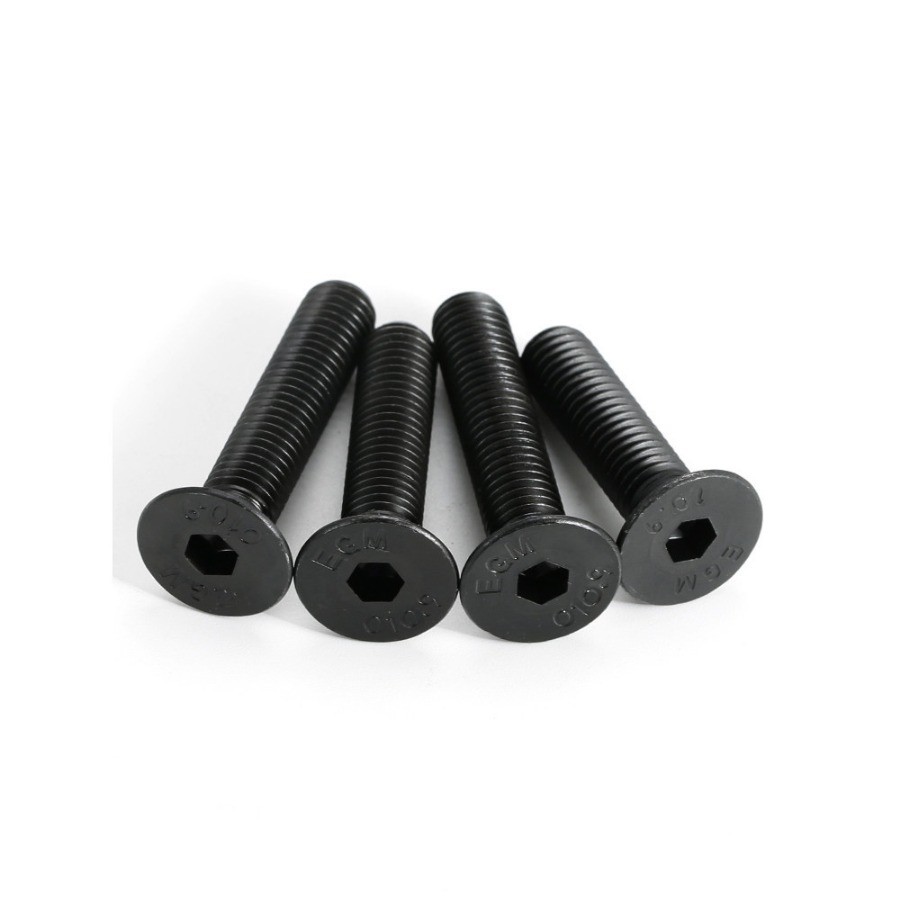 CSK Allen Screw/Black Carbon Steel 10.9 High Tensile skru//High Tensile ...