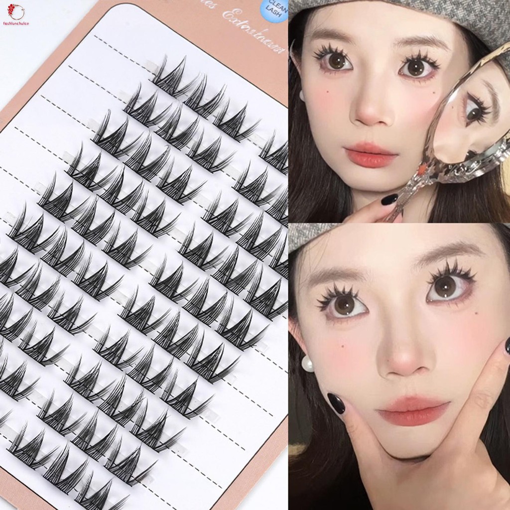 9-13mm Dense Eyelash Clusters Segmentation Wispy Lash Extension ...