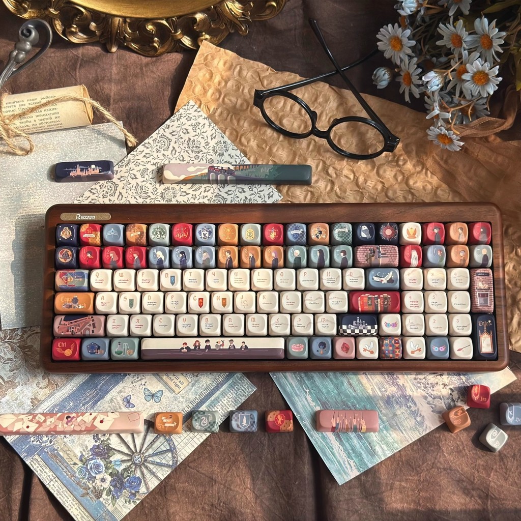 Whale Spirit-Letter from Owl Keyboard Keycap Harry Potter Theme Retro ...