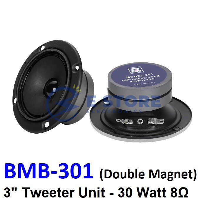 BM 3 Inch Double Magnet Tweeter 30 watt 8 ohm - BMB-301 | Shopee Malaysia