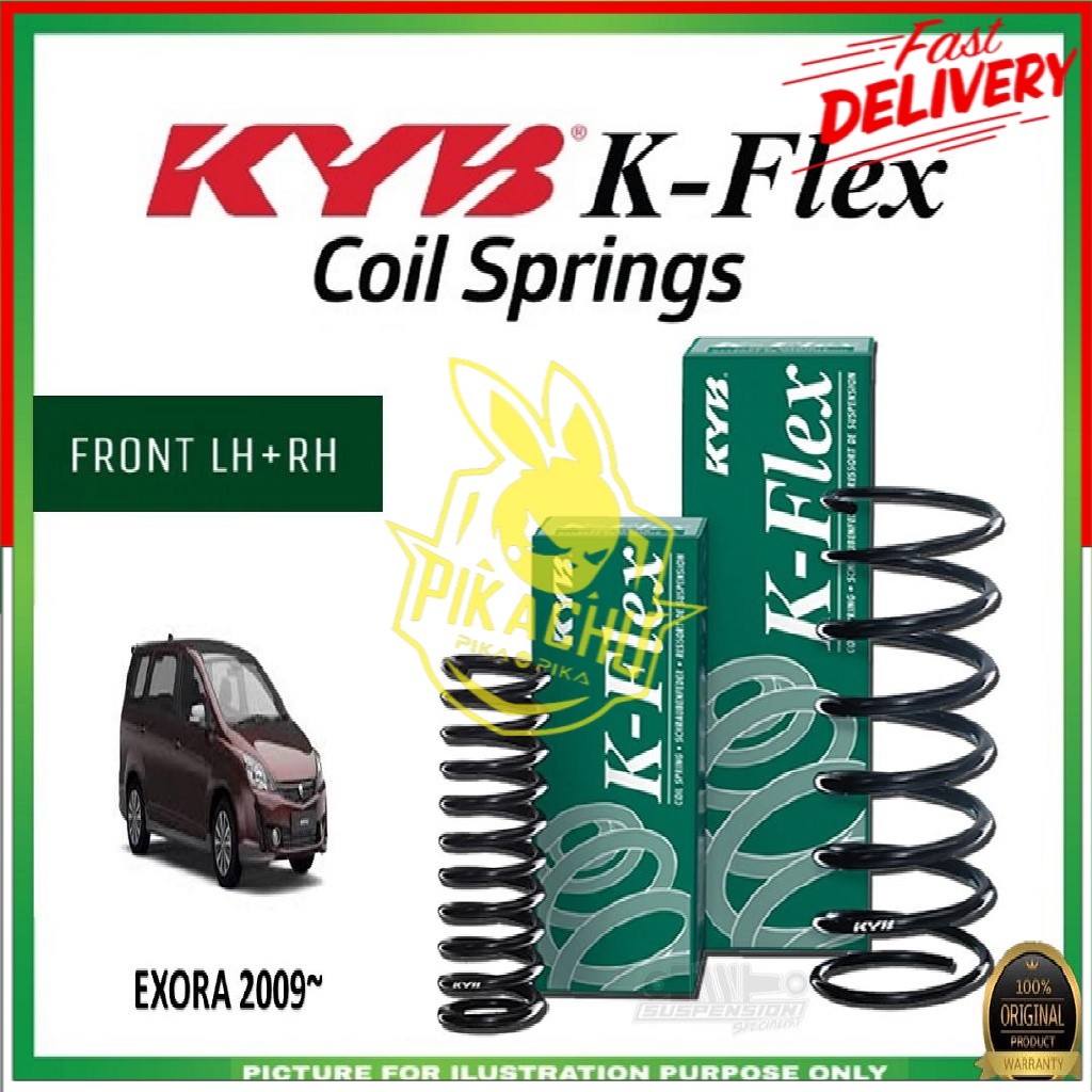 ORIGINAL KAYABA PROTON EXORA (2009~) EXORA BOLD FRONT / REAR / SET COIL ...