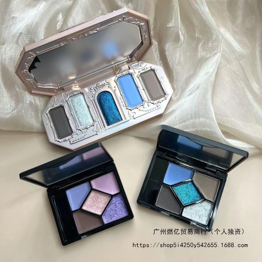 Flower Knows Eyeshadow Palette Moonlight Mermaid Sample Five Colors ...