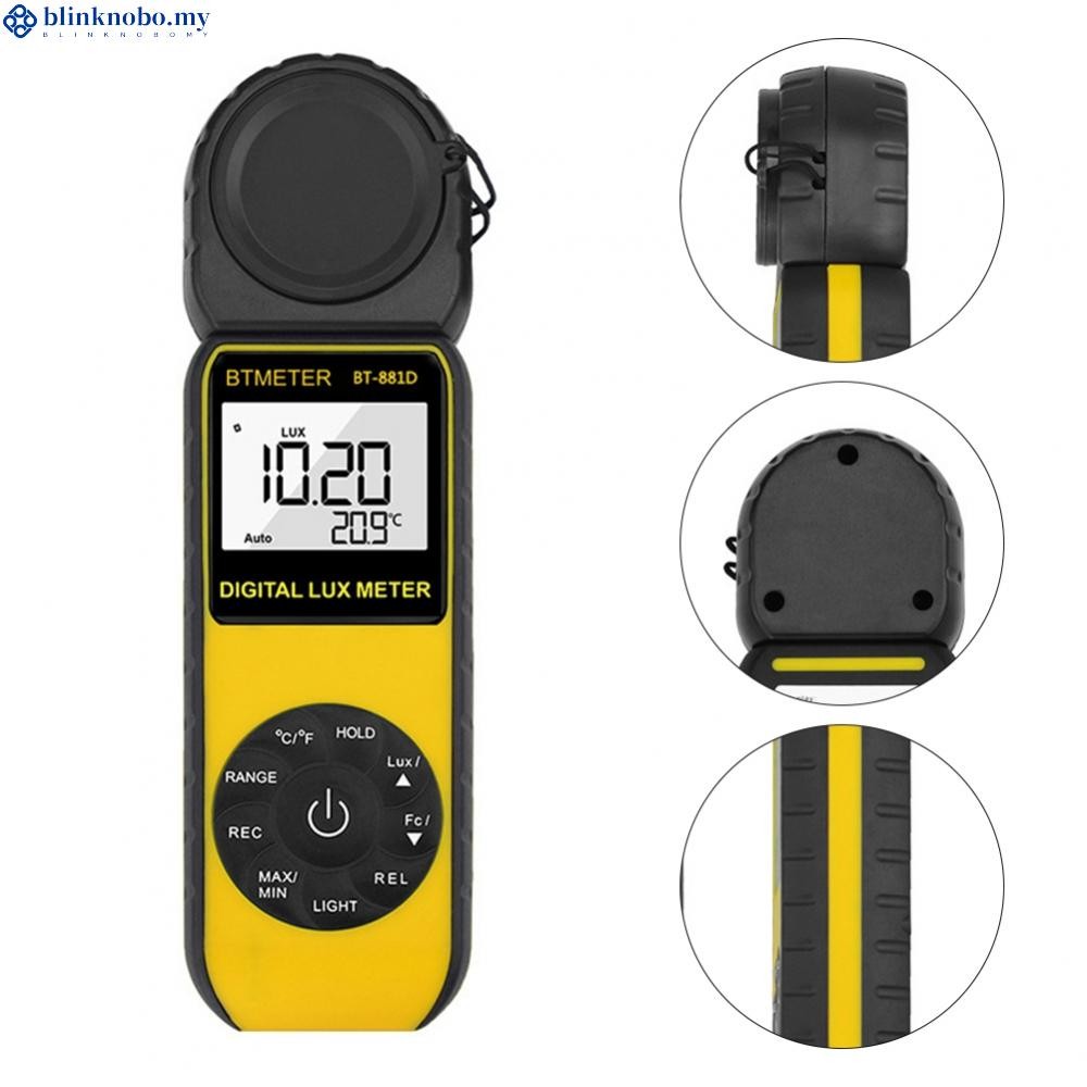 Accurate Light Measurement with BT881D Digital Lux Meter and Sensor Head | Shopee Malaysia