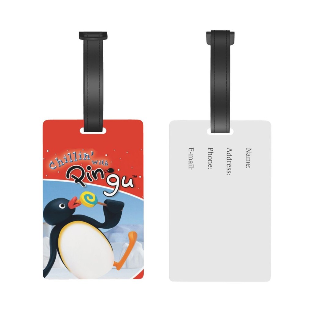 Pingu Luggage Tags Assorted Travel Suitcase Labels Business ID Card ...