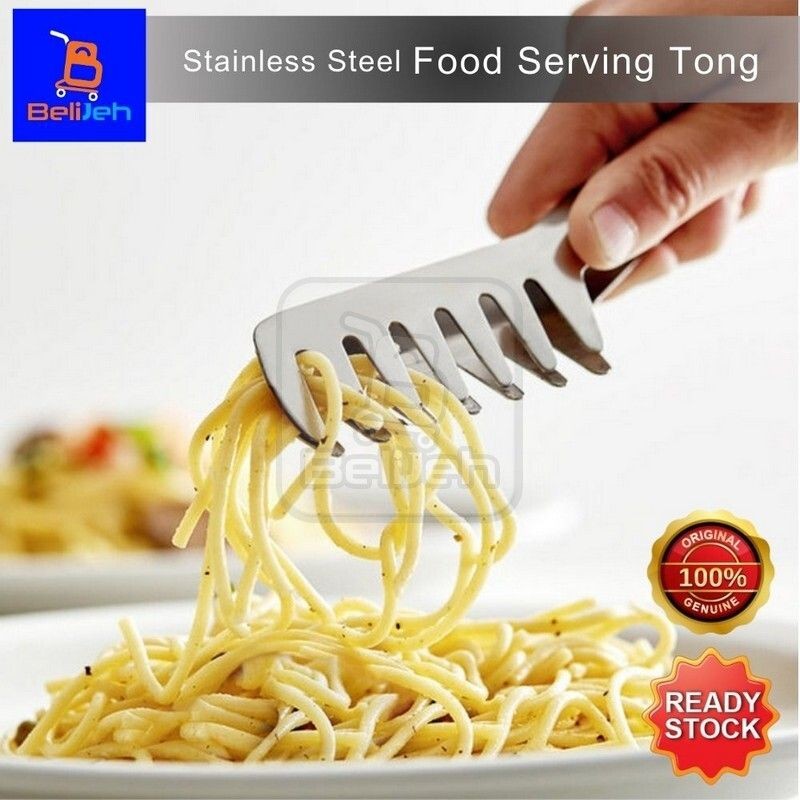 【BeliJeh】Stainless Steel Multi Purpose Food Serving Tong | Shopee Malaysia