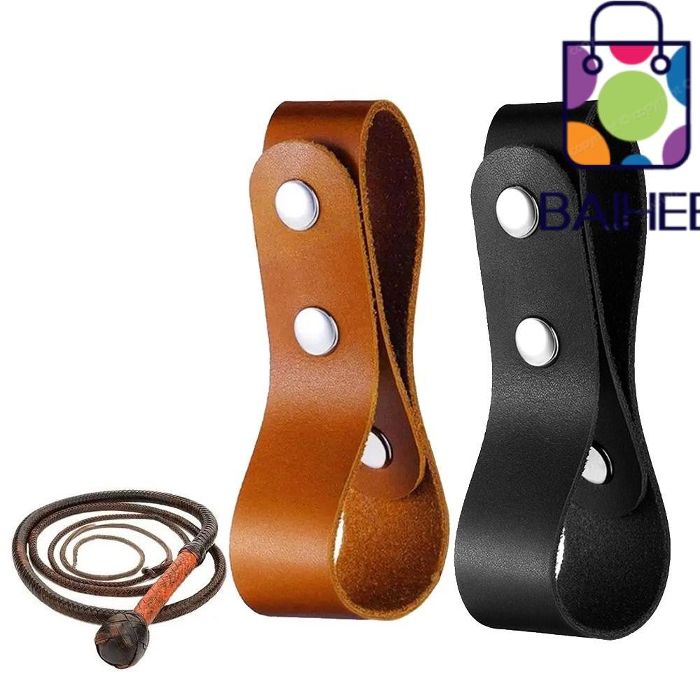 BAIHEE 1pc Leather Whip Holster, Halloween Horse Riding Whips Belt ...