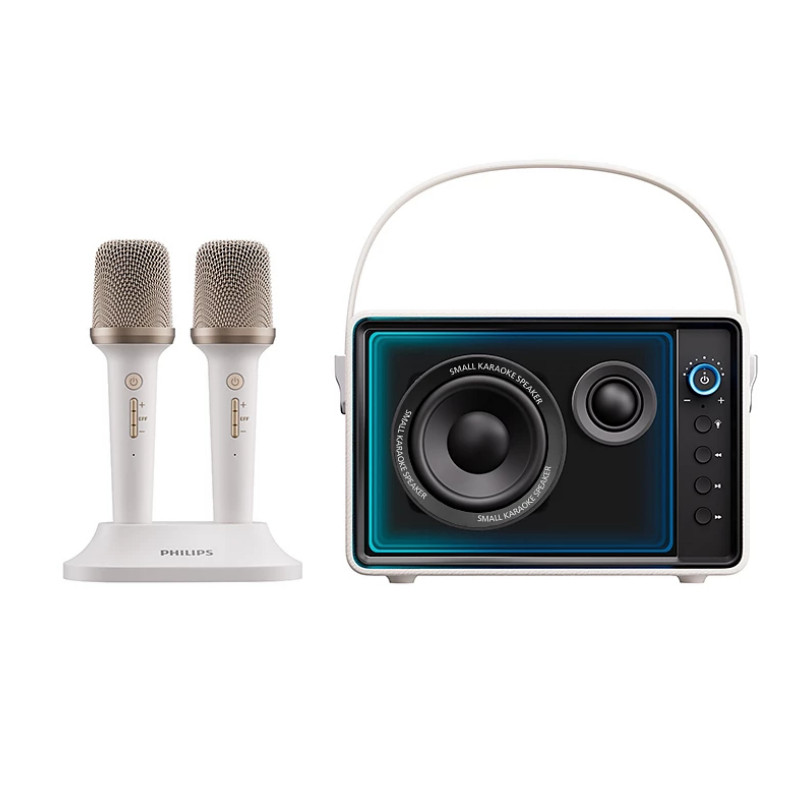 Philips Bluetooth Karaoke Speaker Set Dual Microphone TAS5519 | Shopee ...
