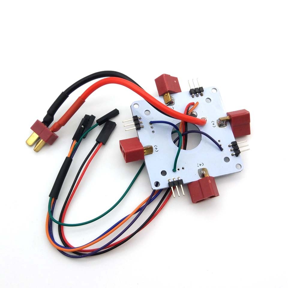 APM PX4 Quadcopter T-Plug Power Distribution Board ESC Connecting Board ...
