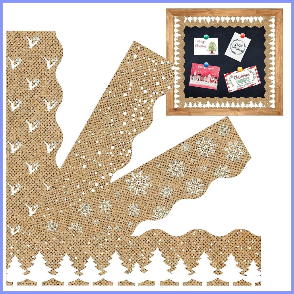 Bulletin Board Borders Trim Scalloped Chalkboard Board Strips For ...