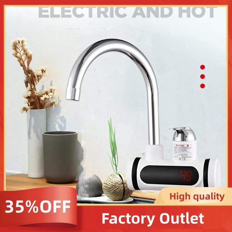 Water Heater Faucet Emperature Display Instant Instantaneous Hot Water ...
