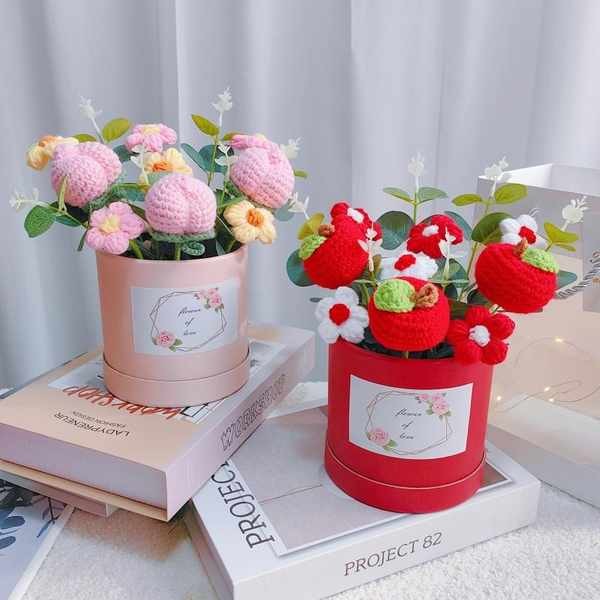crochet flower bouquet crochet flower Selesai mengait bunga matahari ...