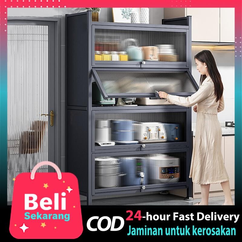 GY-Stainless steel Rak Dapur Kabinet Kitchen Organizer Storage Rack ...