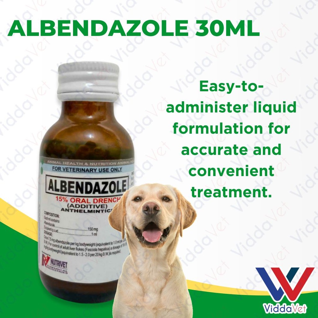Albendazole 15% Oral Suspension 30ml Gamot sa Bulati para sa Baka, Tupa, Kambing at Baboy ...