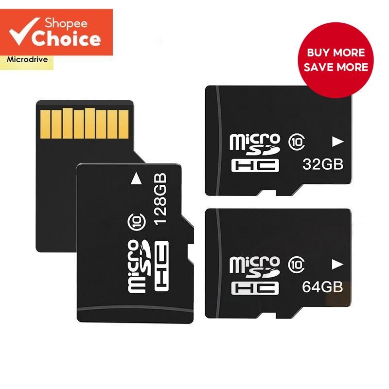Class 10 Micro SD Card - 2-128GB,64GB/32GB/16GB High-Speed Memory for ...