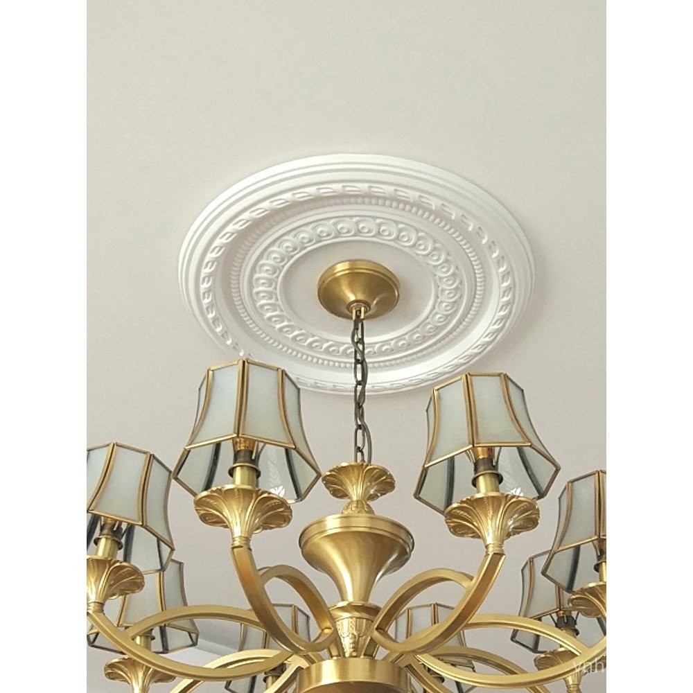 Lekapan Lampu Siling Gaya Eropah Bergaya Bulat Tudung Lampu Garis ...