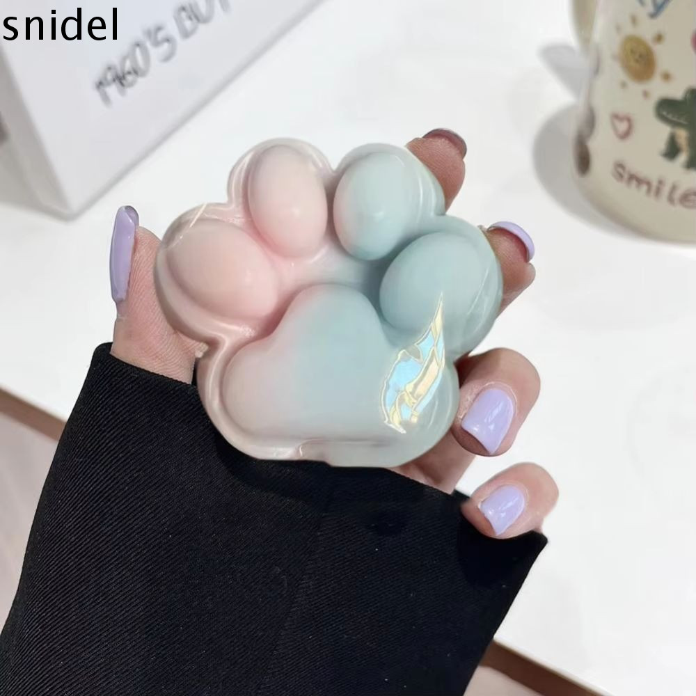 SNIDEL Cat Paw Fidget Toy, Handmade Soft Cat Paw Squeeze Toy, Funny ...