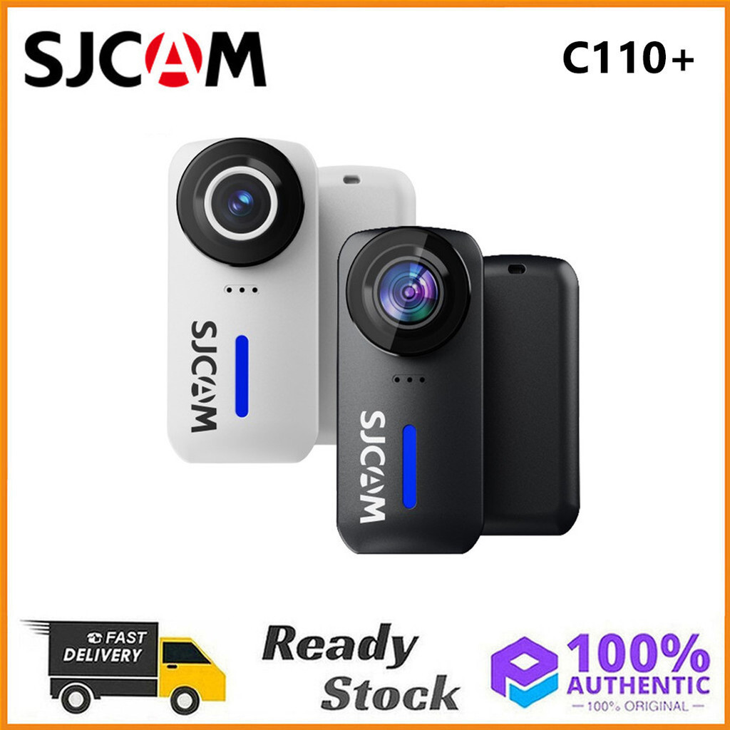 Original SJCAM C110+Thumb Motion Camera 4K HD C110 Motorcycle Drive Recorder 360 Panoramic ...