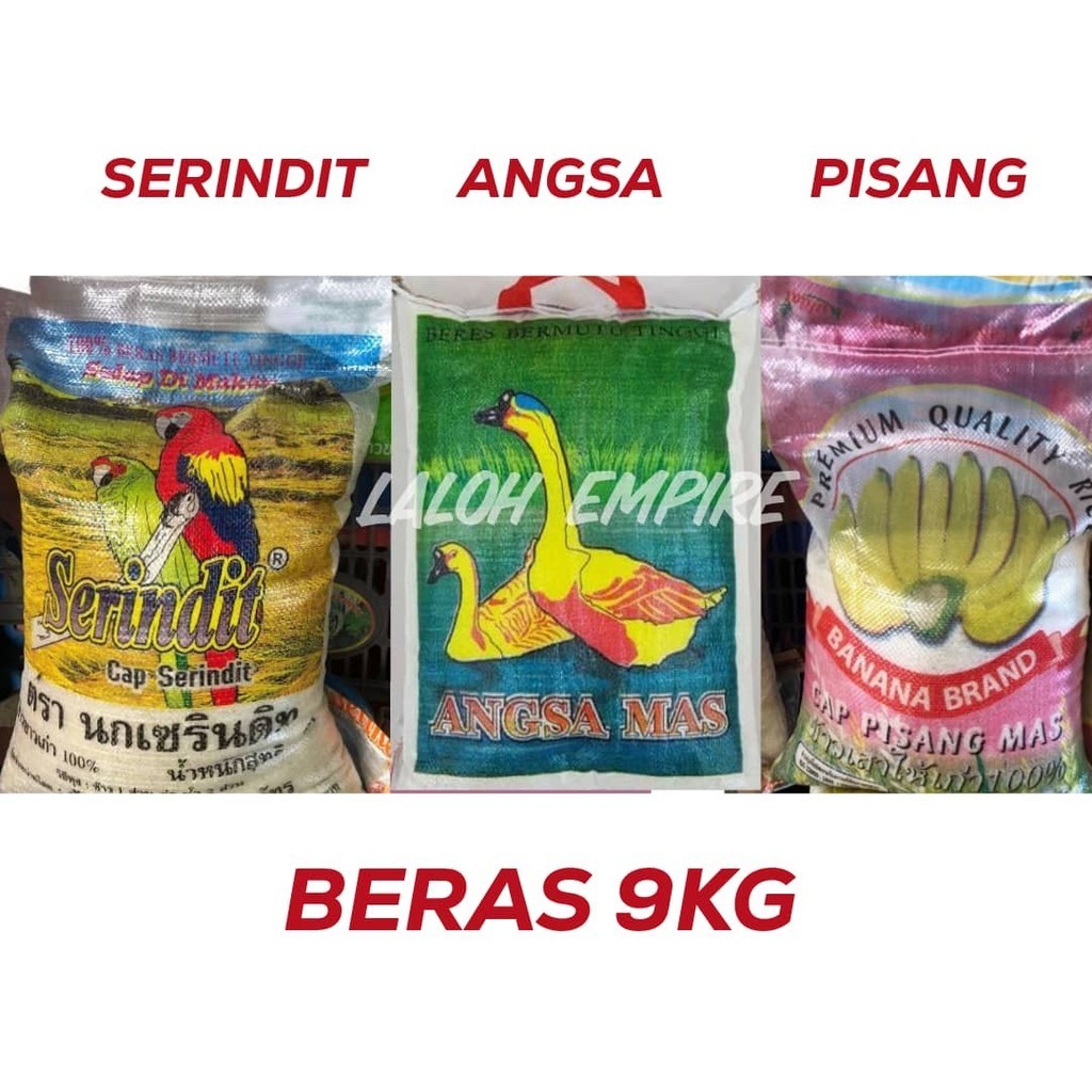 Beras 9kg Original Thai White Rice | Shopee Malaysia