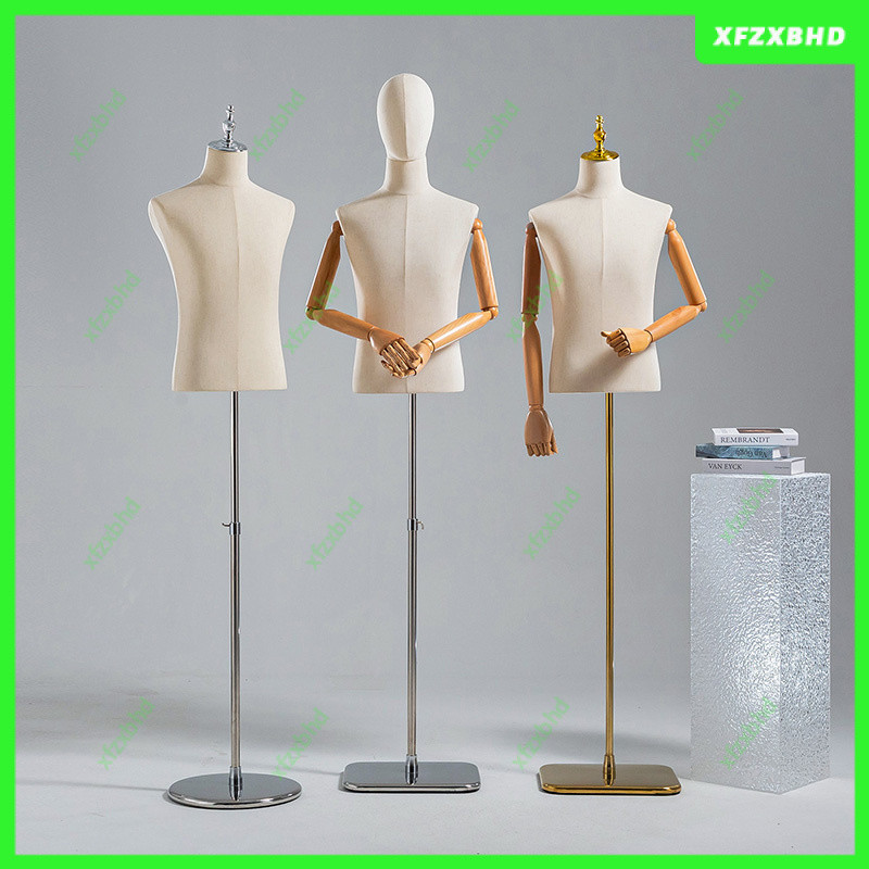 Clothing Store Male Model Window Display Stand Props Male Bust Table ...