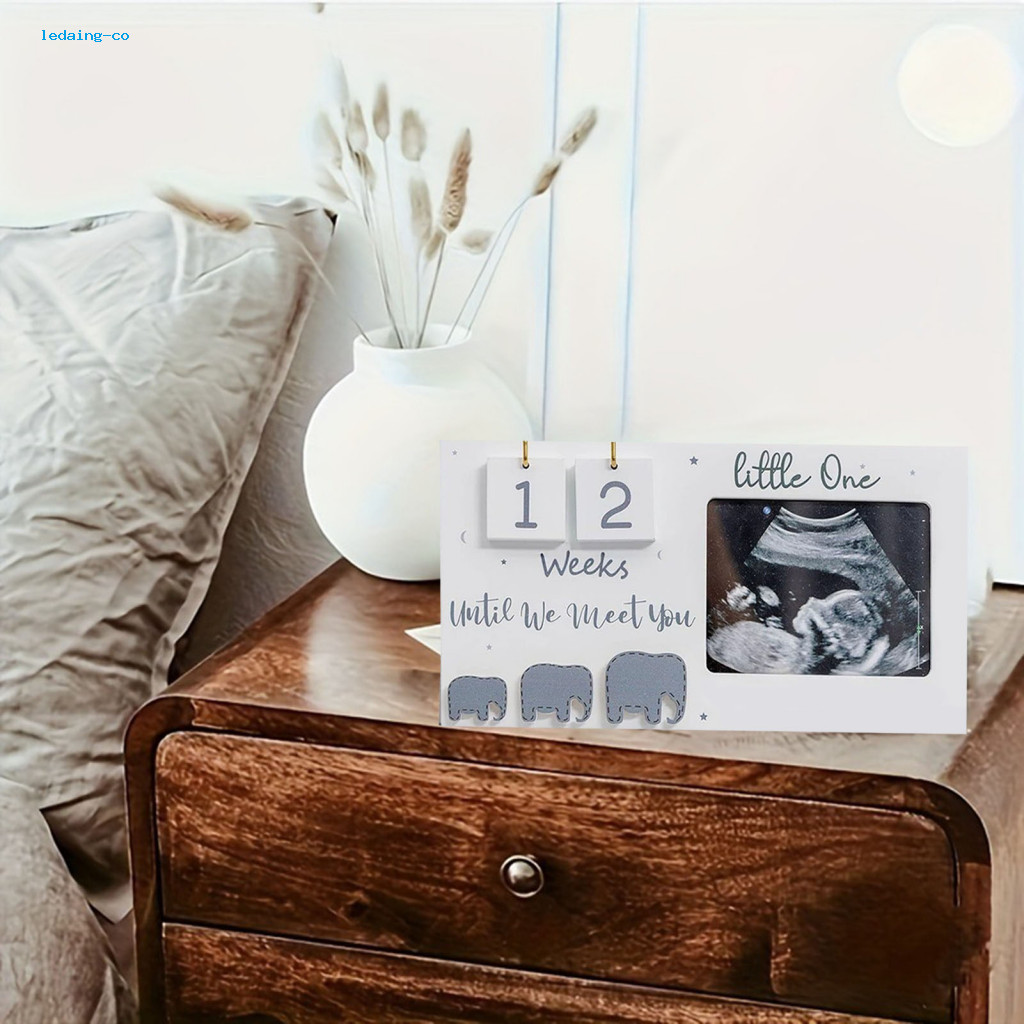 ledaing Stylish Wooden Design Picture Frame Pregnancy Journey Photo ...