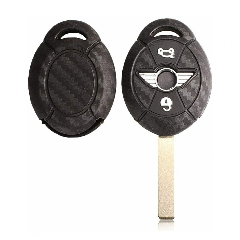 Car Key Cover Silicone Soft Case For Mini Cooper S R50 R53 Replacement ...