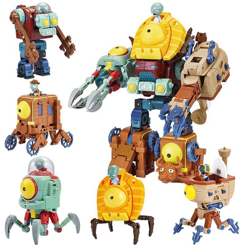 Plants vs. Zombies 2 Transforming Toys Guardian Chicken Robot Mecha ...