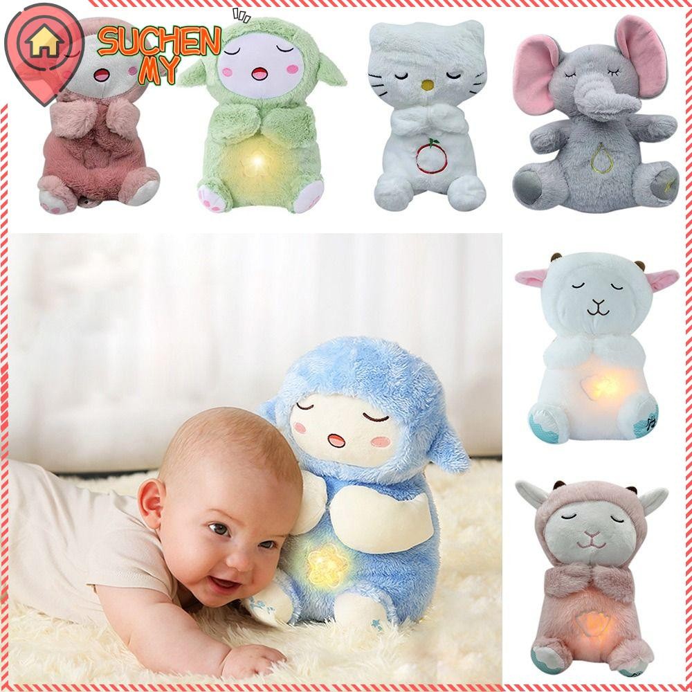 SUCHENMY Plush Slumber Otter Toy, Plush with Breathing Movement and ...