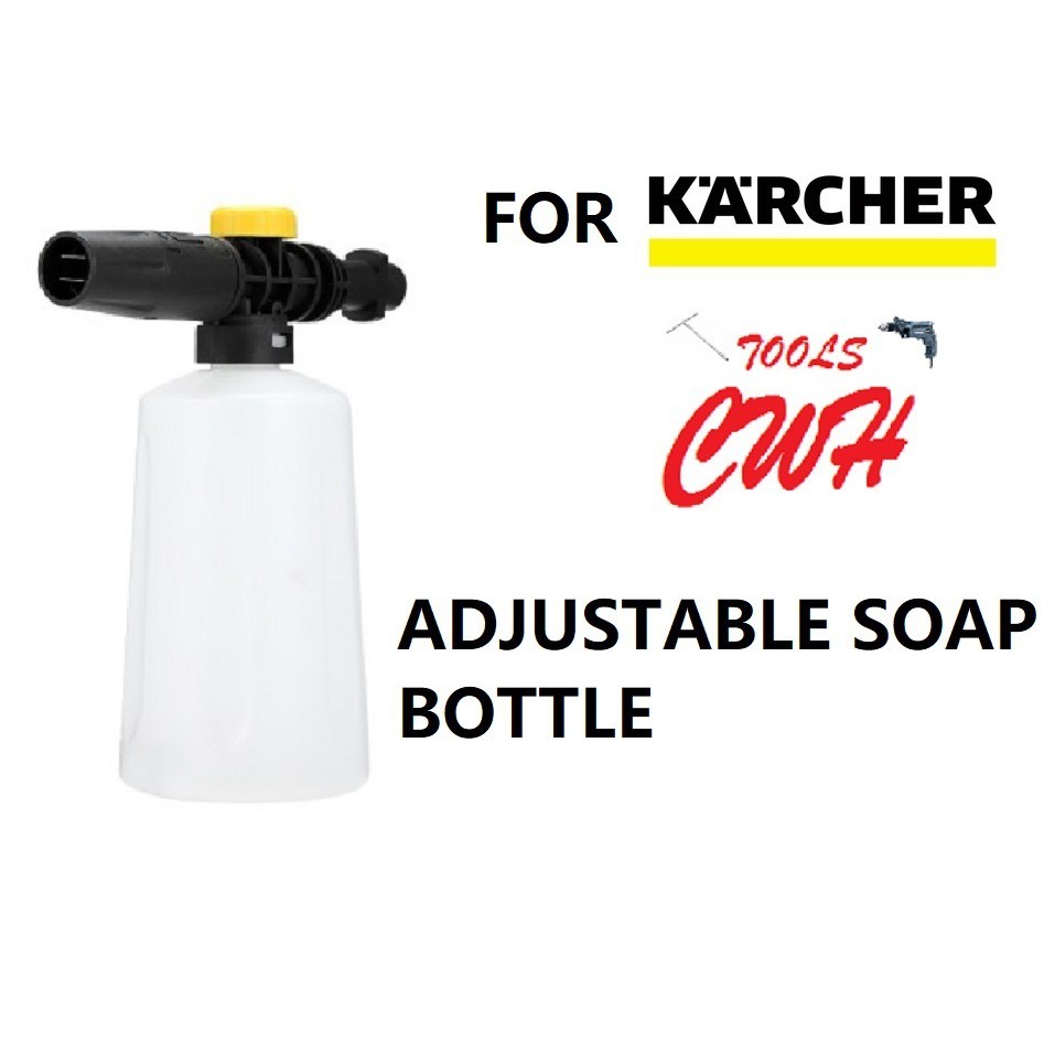 KARCHER Adjustable SOAP BOTTLE 1 Liter Snow Foam Lance Soap Dispenser Nozzle For Karcher K ...