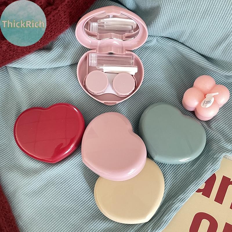 ThickRich Cute Candy Colored Contact Lens Case Mirror Companion Box ...