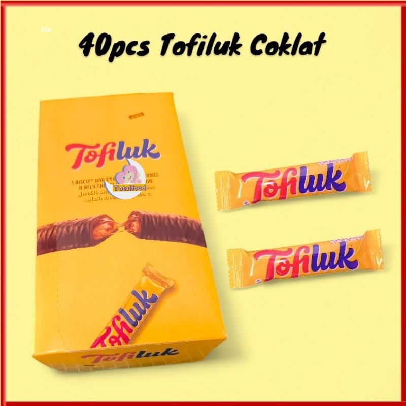 40pcs Tofiluk Coklat bar Caramel Milk Coklat bar | Shopee Malaysia