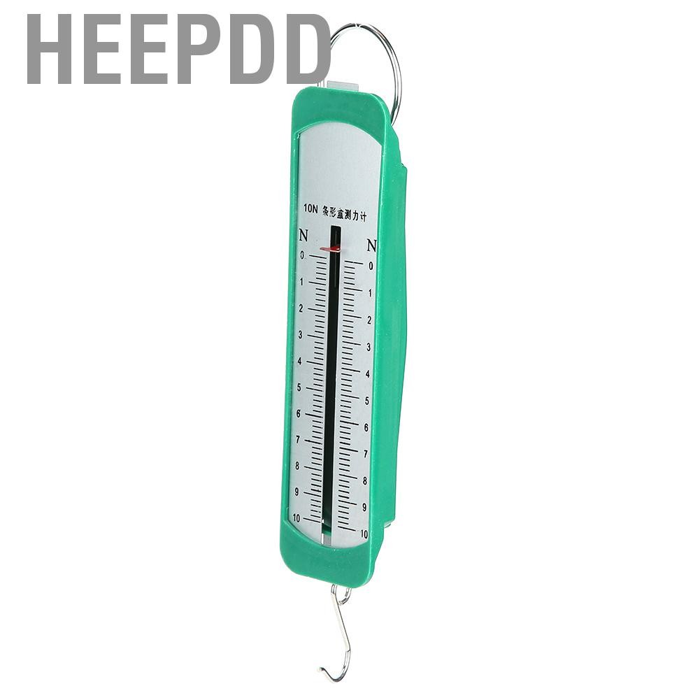 HEEPDD 10N Newton Force Meter Spring Scale Dynamometer for Physics ...