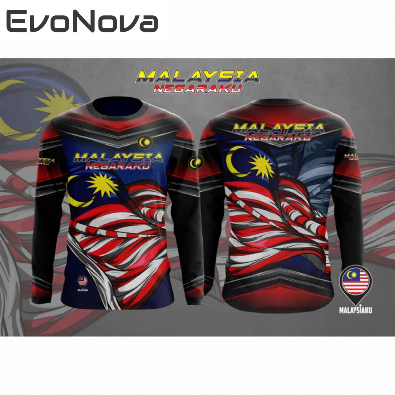 2025 BAJU MERDEKA 68 merdeka 68 sublimation long sleeved tshirt/Baju ...