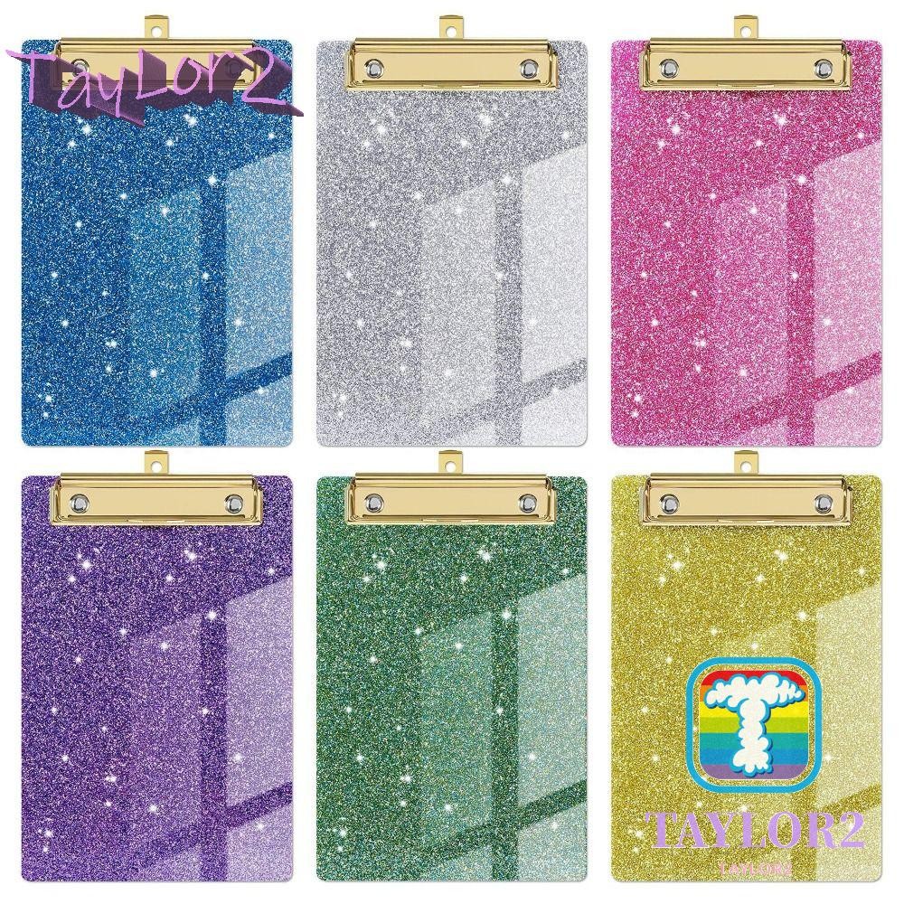 ATAYLOR Glitter Writing Clipboard, Paper Organizer Menu Folder Flash ...