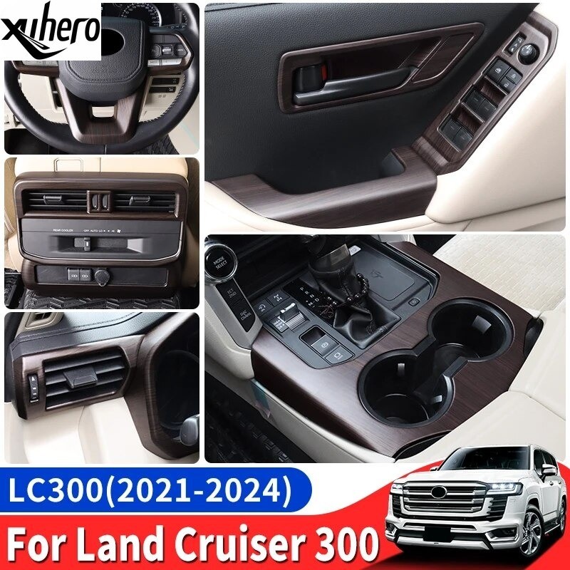 For 2021-2024 Toyota Land Cruiser 300 High Configuration Peach Wood ...