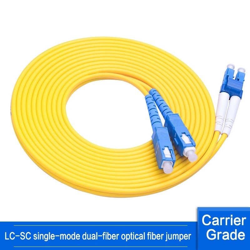 Single-mode dual-fiber LC-FC LC-LC LC-FC LC-ST single-mode dual-core fiber optic brazing cable ...