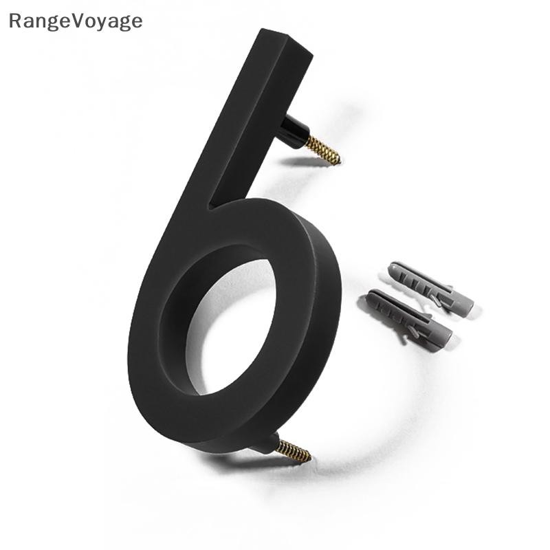 RangeVoyage Address Big Modern Door Alphabet Floating House Number ...