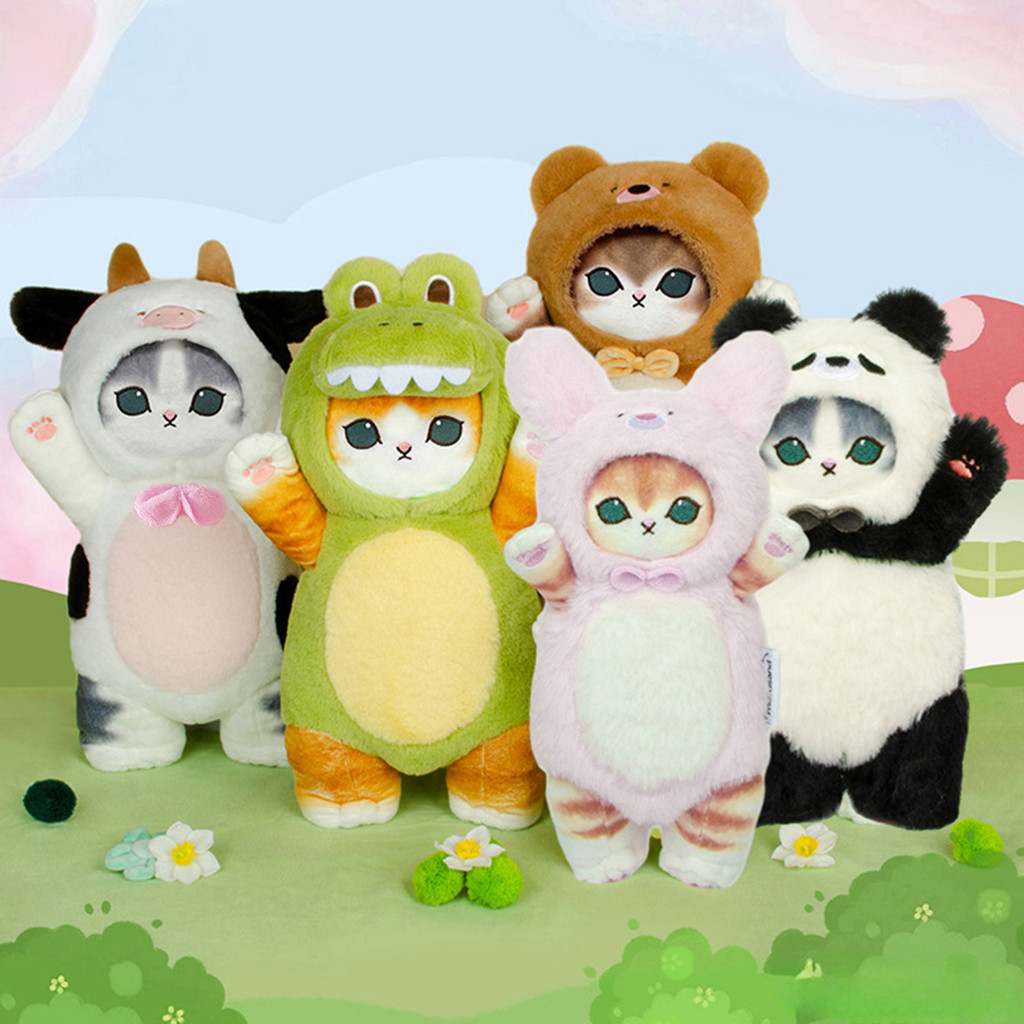25cm Mofusand Kawaii Cos Cat Cute Cosplay Animals Cat Shark Cat Plush ...