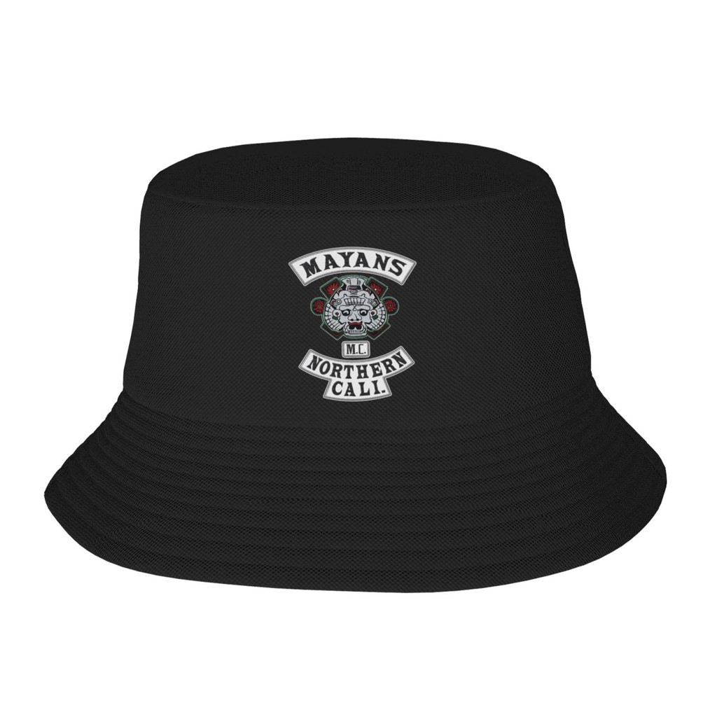 Mayans Mc Detailed Kutte Mono Fisherman's Hat Bucket Hat | Shopee Malaysia