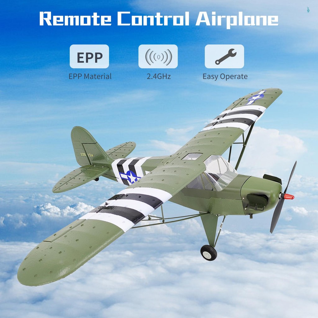 2.4GHz Remote Control Airplane Military EPP 1: 16 Scale Steady Flying ...