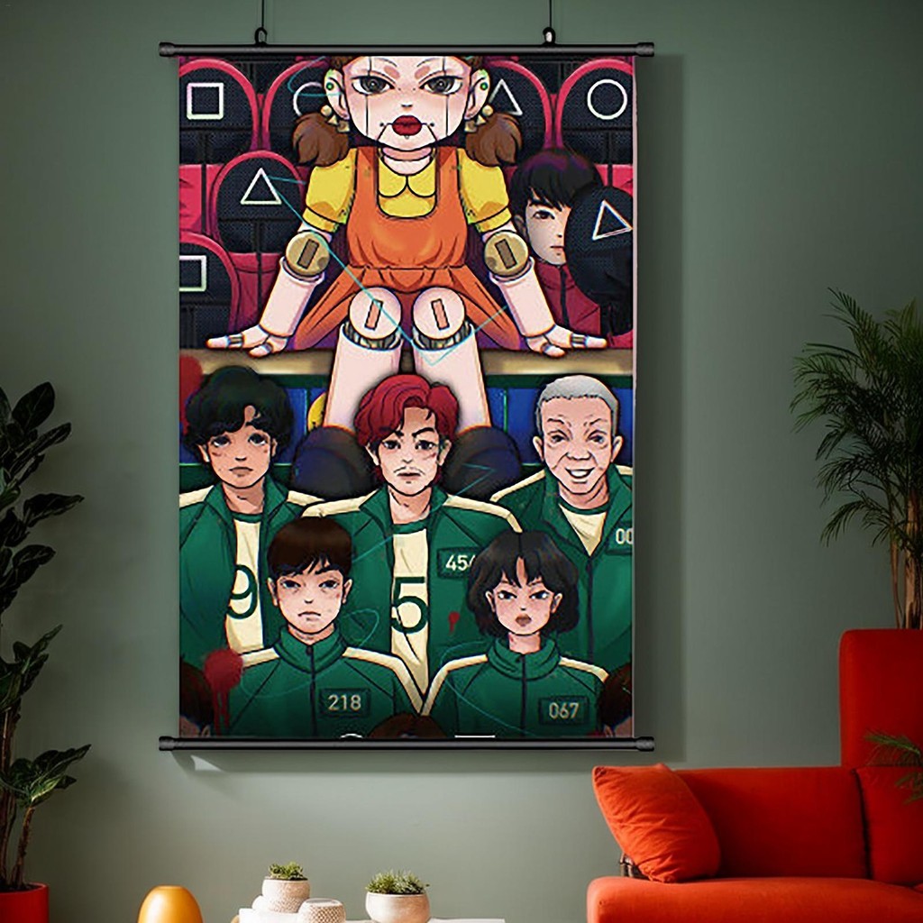 Squid Game 2 Poster Squid Game - TV Show Poster Wall Art Decoration ...