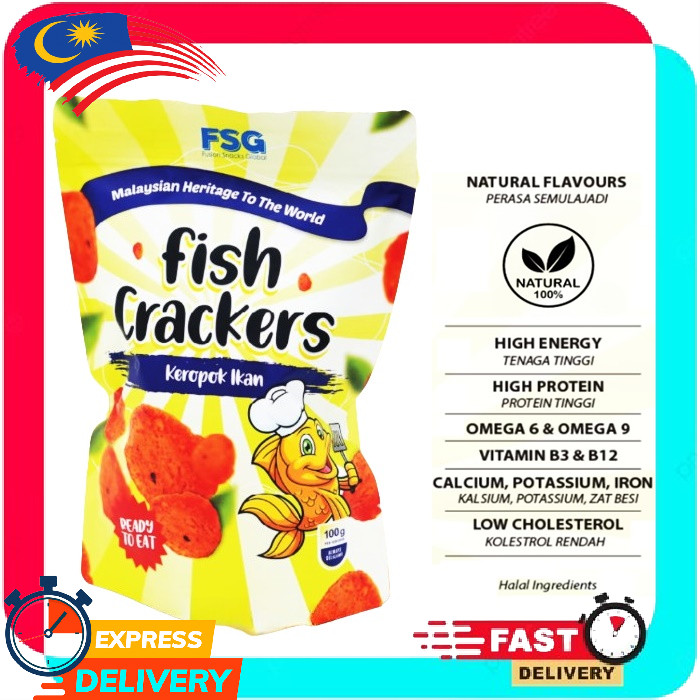 Healthy Fish Cracker(100gram) | Shopee Malaysia