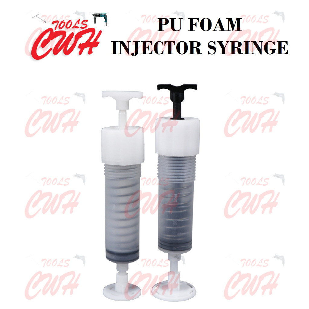50ML PU polyurethane foam INJECTION GROUT GROUTING INJECTOR SYRINGE ...