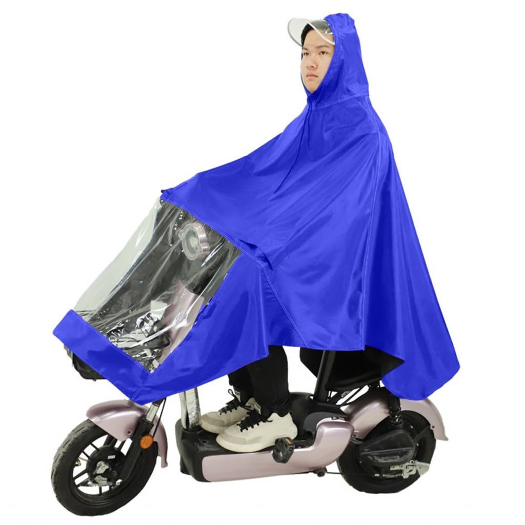Kkala Motorcycle Waterproof Rain Poncho Electric Bike Single Oxford ...