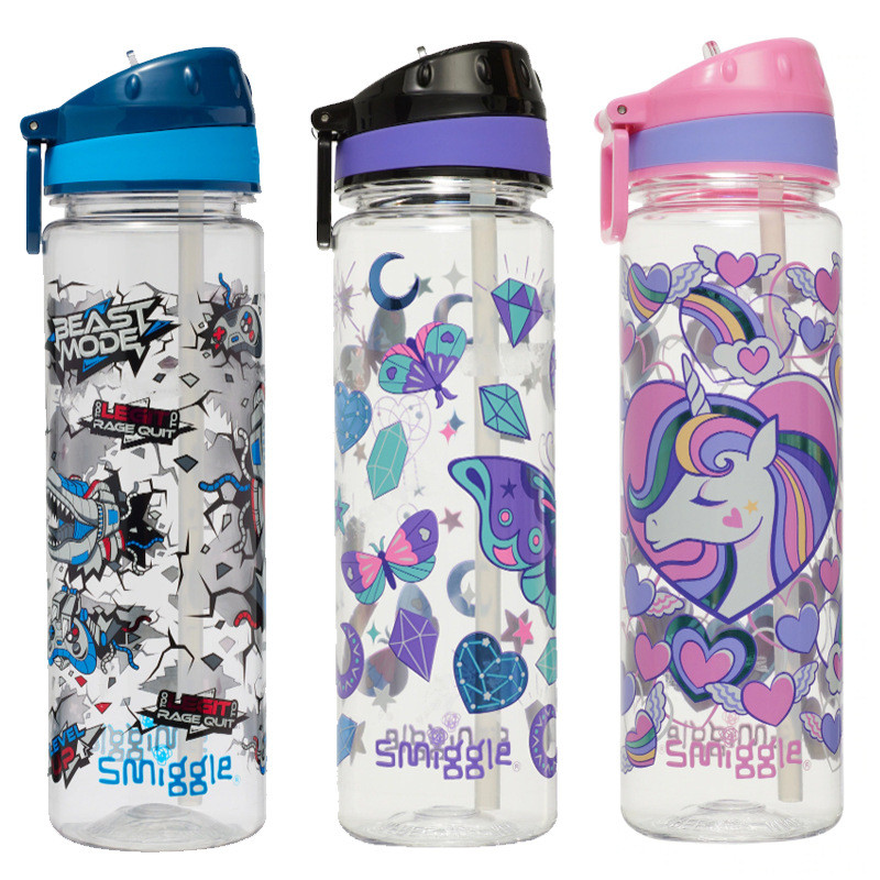 Australia smiggle New Style Water Bottle Children's Big Easy-to-Handy ...