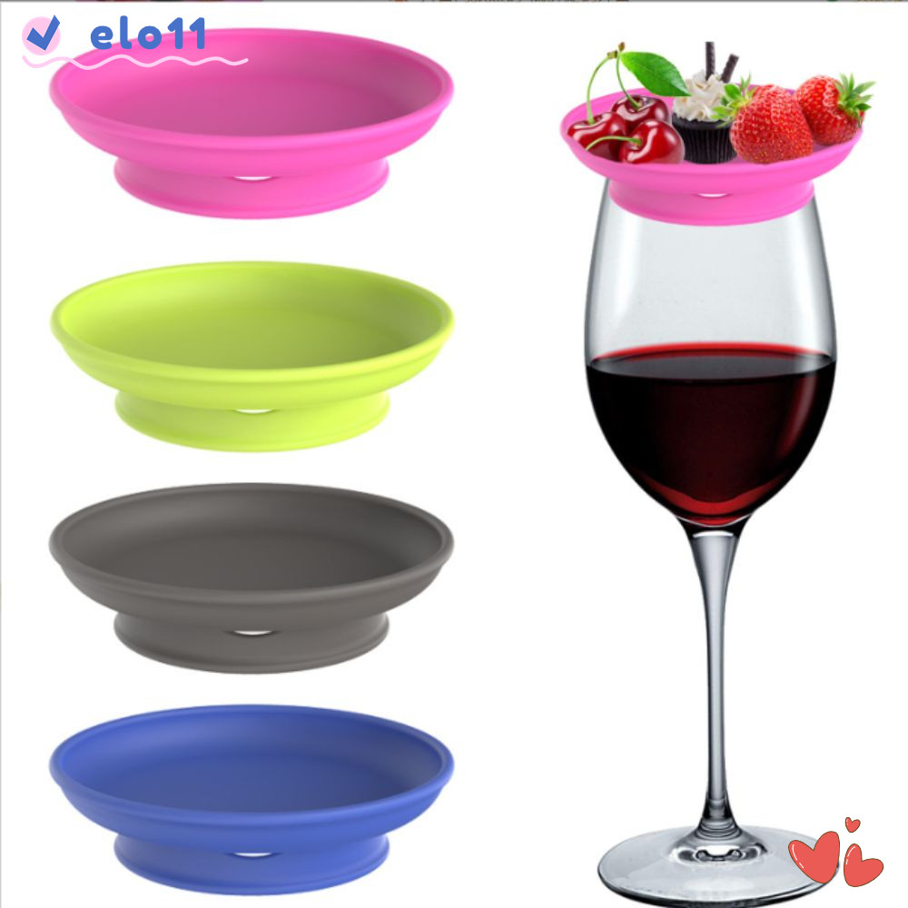 ELO11 Charcuterie Board Toppers, Easily Clean Silicone Wine Glass ...