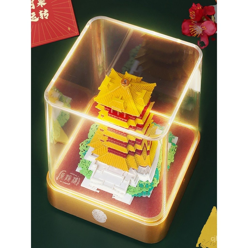 2025 Tahun Menara Kren Kuning Menara Kota Larangan Kalendar Arca Kertas ...