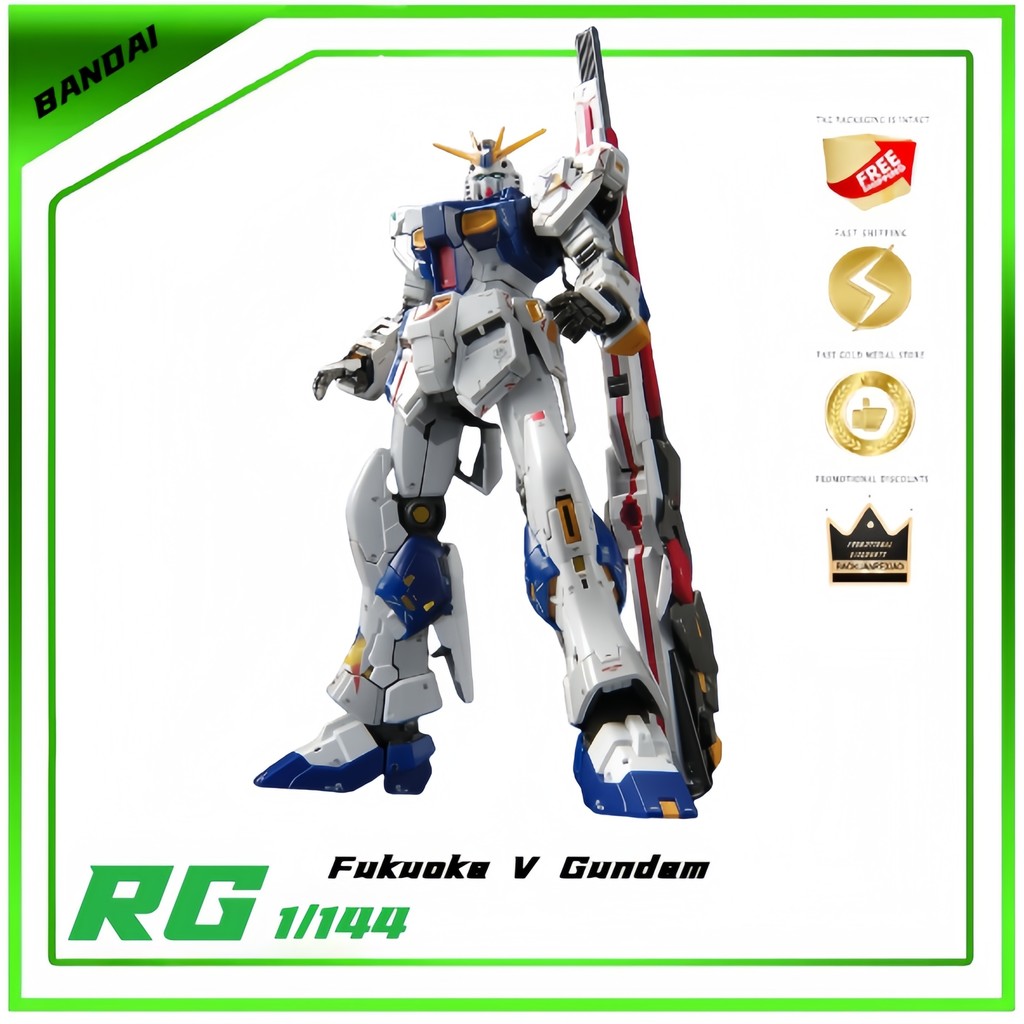 Bandai RG 1/144 Fukuoka Niu Gundam ν Gundam RX-93ff Base Limited Assembly Model | Shopee Malaysia