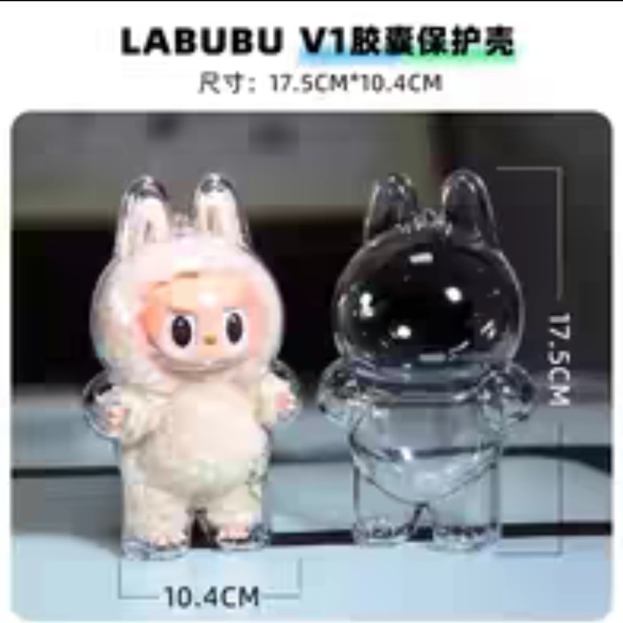 Labubu v1 acrylic labubu protective casing | Shopee Malaysia