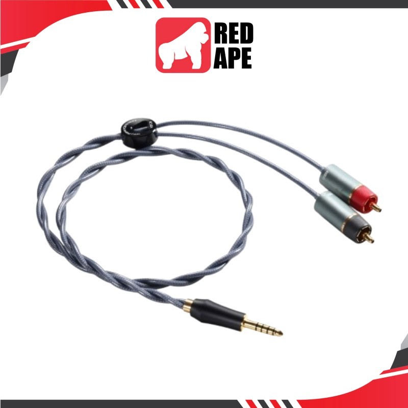 ddHifi RC30A/RC40A/RC30B, Shielded Silver RCA Cable: RCA to Balance 4.4 ...