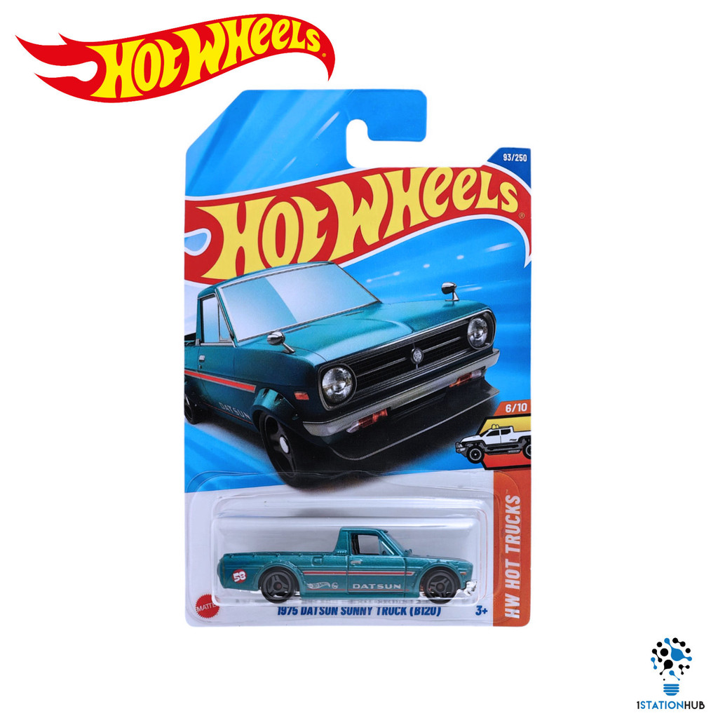 Hot Wheels HW HOT TRUCKS 1975 Datsun Sunny Truck (B120) Car Hotwheels Mattel Collector Toys ...